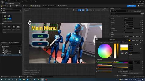 Learn Unreal Engine5how To Create Main Menu In Unreal Engine 5 Ue 5