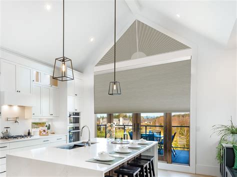 Angled Window Treatments Shades And Shutters Norman Canada