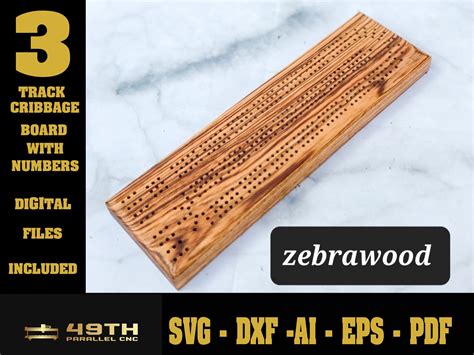 Cribbage Board Cnc File Cnc Cribbage Board Make Your Own Cribbage