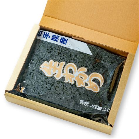 岩手県産 塩蔵生わかめ 1kg化粧箱入 熊谷商店
