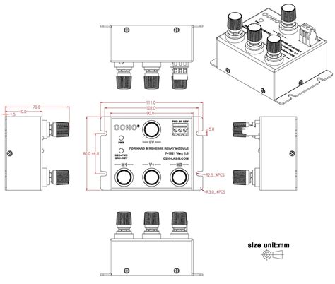 OONO Forward Reverse Relay Module User Manual