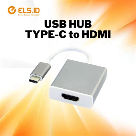 Jual USB HUB Type C To HDMI Shopee Indonesia