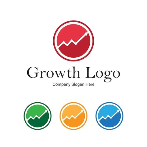 Premium Vector Growth Logo Design Vector Template