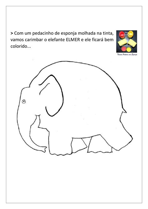 Elmer O Elefante Xadrez Para Colorir Retoedu
