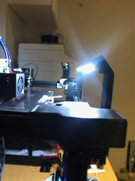 Ender 5 Light Bar With Visible Hot End By Chimera Download Free Stl