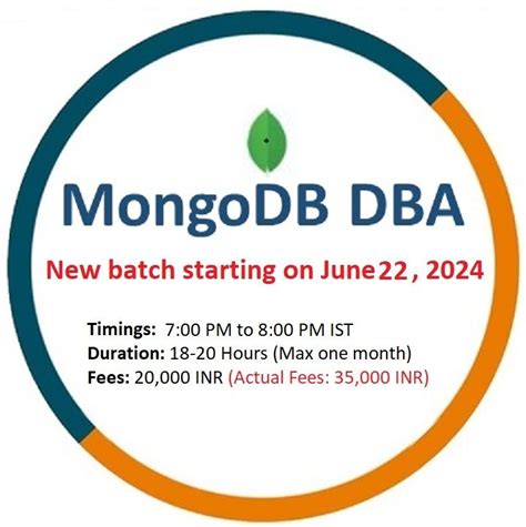 Open Source Dba Technologies On Linkedin Mongodb Dba Demo 22062024 Sat 700 Pm To 800