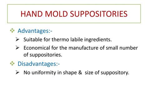 Ppt Suppositories And Pessaries Powerpoint Presentation Free Download