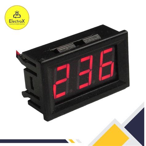Mini Ac Voltmeter 70 500v Electroxbd