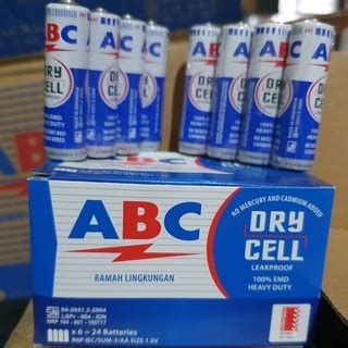 Jual Batu Baterai Remot TV ABC A KECIL Jam Dinding Mainan Dan Alat Alat Rumah Tangga Battery