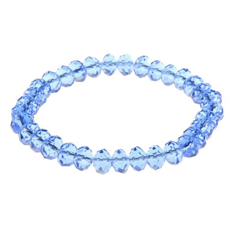 Bracel Elast6x8mm Crist Bleu Clair Leroy Merlin