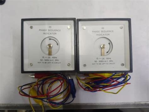 White And Black Body Ae Phase Sequence Indicator For Industrial Model Name Number Psi At ₹ 1095