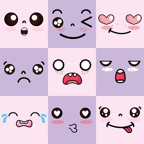 Kawaii Faces Drawing