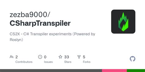 GitHub Zezba9000 CSharpTranspiler CS2X C Transpiler Experiments