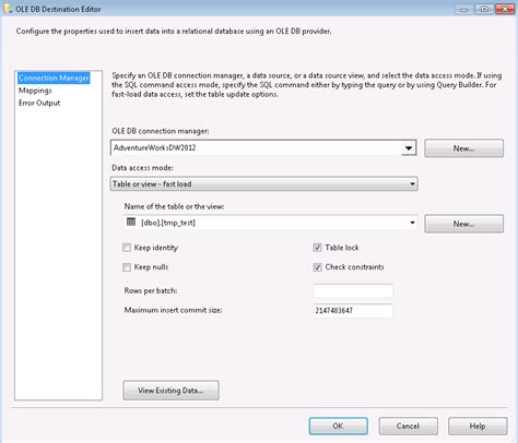 use temp table in ssis wenlei cao wenlei s tech blog