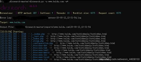 kali windows安装目录扫描工具dirsearch及使用 kali dirsesrch csdn博客