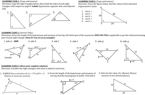 Solved Learning Task 1 Copy And Answer` Learning Task 2 Copy And