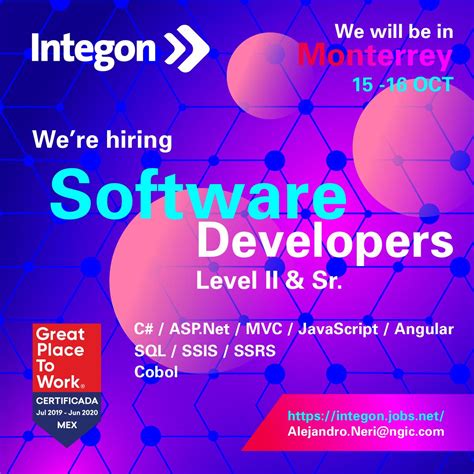 Softwaredevelopers Monterrey Integon Service Co