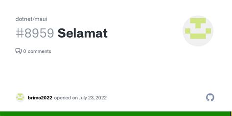 selamat · issue 8959 · dotnet maui · github