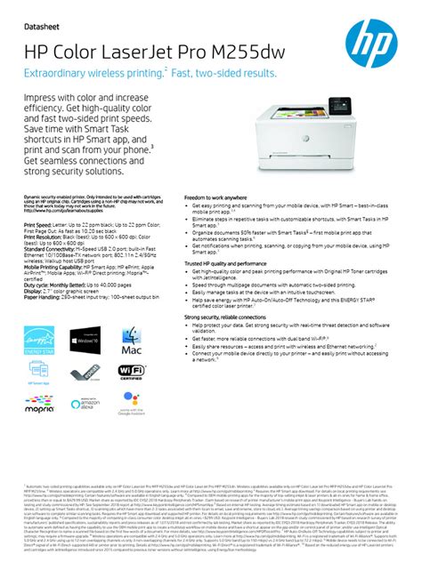 255dw color printer pdf printer computing computer science