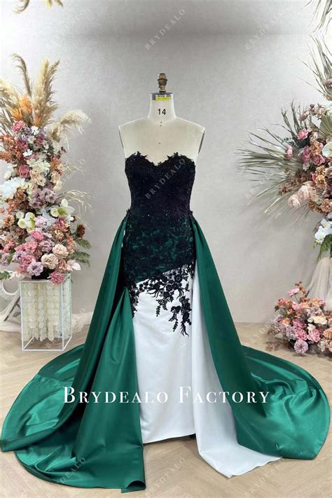 Black And Green Wedding Dress 60 Photos