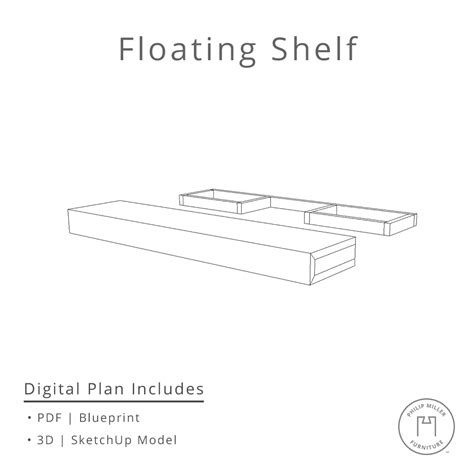 Make Your Own Floating Shelf Woodworking Project Plan Philip Miller