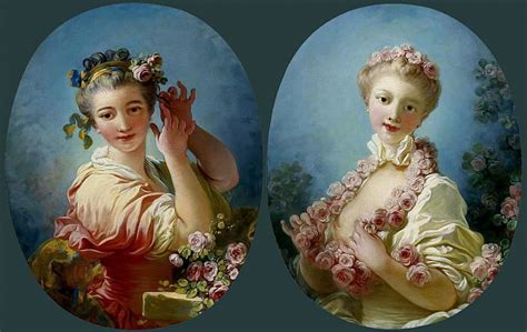 Розы картина — Жан Оноре Фрагонар