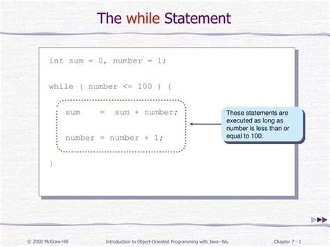 Ppt The While Statement Powerpoint Presentation Free Download Id3044228