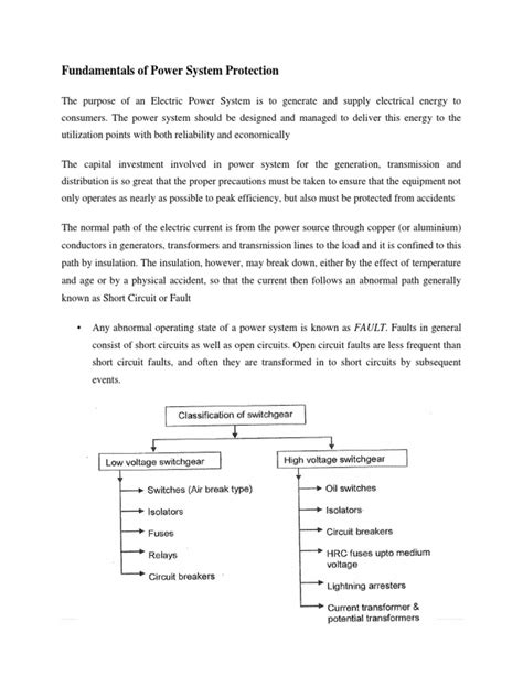 Fundamentals Of Power System Protection Pdf