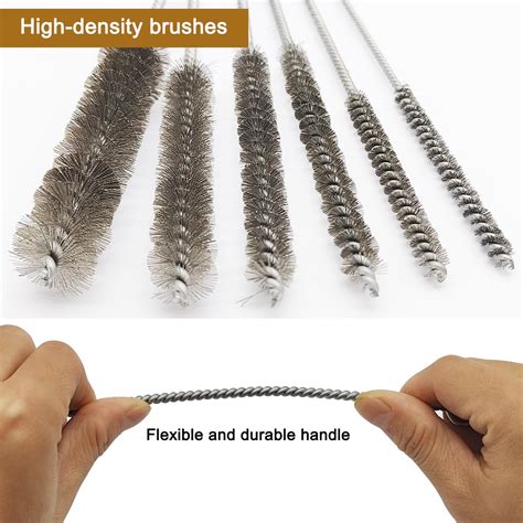 Tube Cleaning Brushes 10 Piece Tube And Bottle Brush Kit Brass