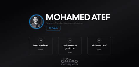 Animated Portfolio مستقل