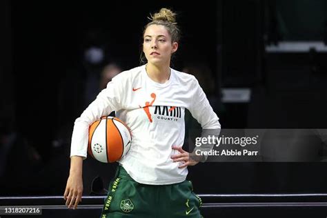 Katie Lou Samuelson Of The Seattle Storm Looks On Before The Game