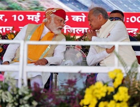 Gehlot Says His Speech Axed At Modi Event Pmo Responds
