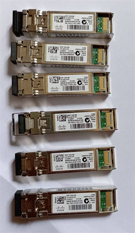 Cisco Sfp SFP 10G SR Cisco Computers Tech Parts Accessories Cables Adaptors On Carousell