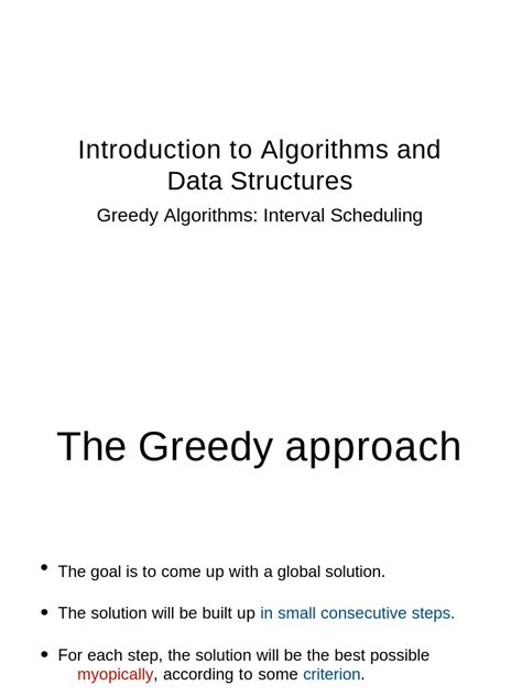 Greedy Algorithms Interval Scheduling Pdf Mathematical Proof