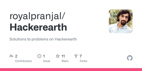 github royalpranjal hackerearth solutions to problems on hackerearth