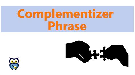 Complementizer Phrase Youtube Complementizer Phrase Youtube