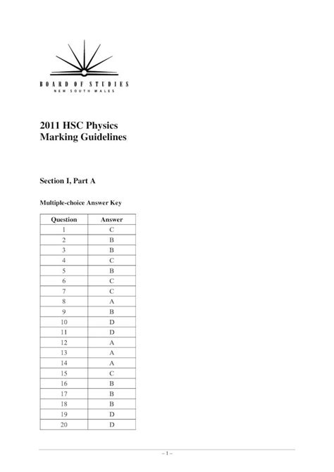 PDF 2011 HSC Physics Marking Guidelines DOKUMEN TIPS