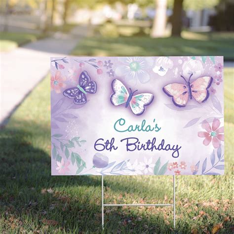 Custom Flutter Yard Sign