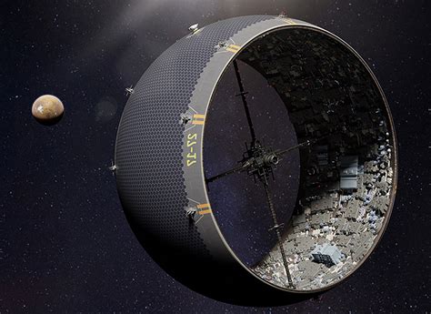 Researchers Propose Building Futuristic Space Habitats Inside Real