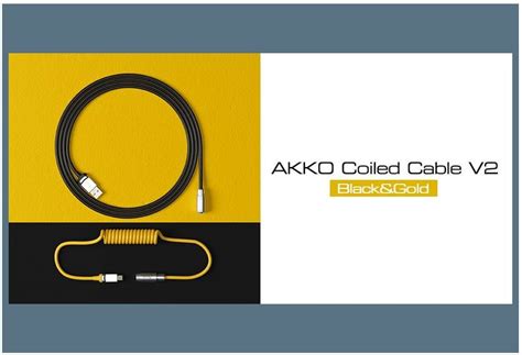 Спиральный кабель авиатор Akko Custom для механической клавиатуры 4 контактный разъем авиатор