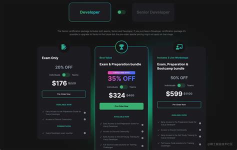 Vuejs 推出 ”官方考试“，技能认证vue 推出官方 Vuejs 认证计划。 即框架能力官方认证，即 Vuej 掘金