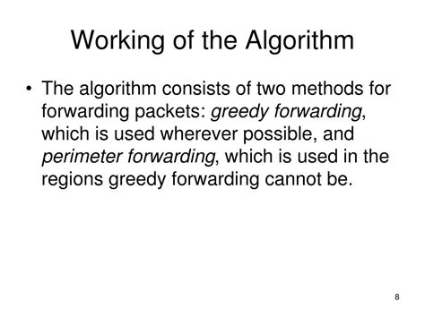 Ppt Gpsr Greedy Perimeter Stateless Routing For Wireless Networks