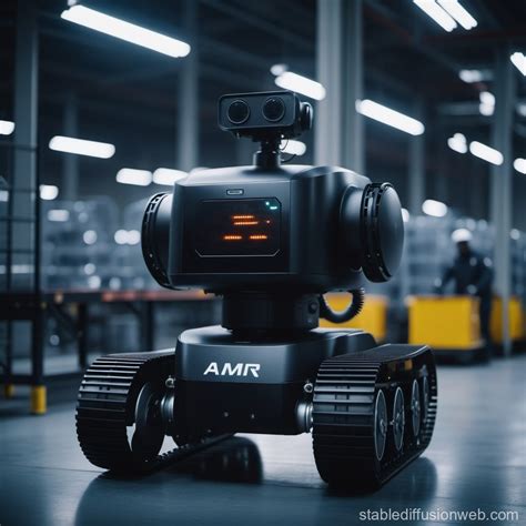 Autonomous Mobile Robot At Work Stable Diffusion Online