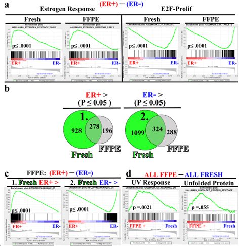 Pathway Validation Of Ffpe Rna Seq Fresh And Ffpe Data Sets Were