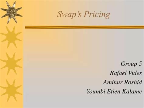 PPT Swaps Pricing PowerPoint Presentation Free Download ID 3853857