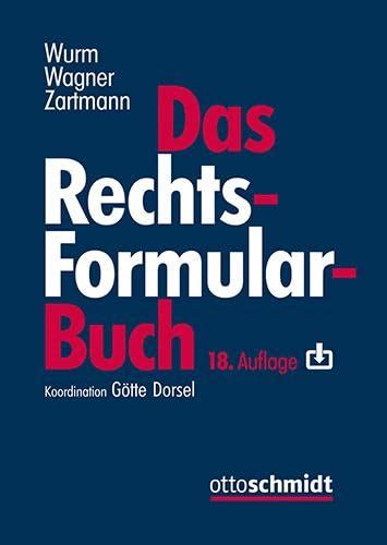 Das Rechtsformularbuch Assies Ra Paul H Bock Raun Jens Dorsel