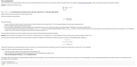 Solved Write Matlab Code To Solve Need To Know How To