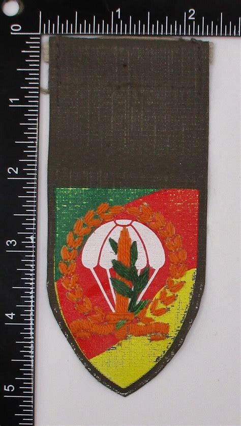 Idf Israeli Army Airborne Infantry School Tag Patch Embroidered Defense