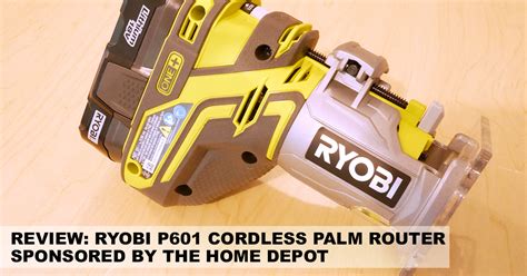 Ryobi P Cordless Trim Router Review Tool Box One