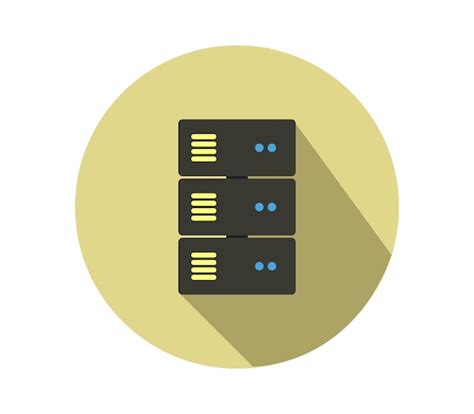 Premium Vector Servers Icon